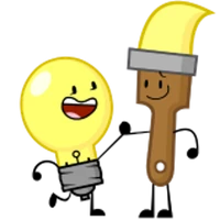 Paintbrush and Lightbulb | Inanimate Insanity Wiki | Fandom
