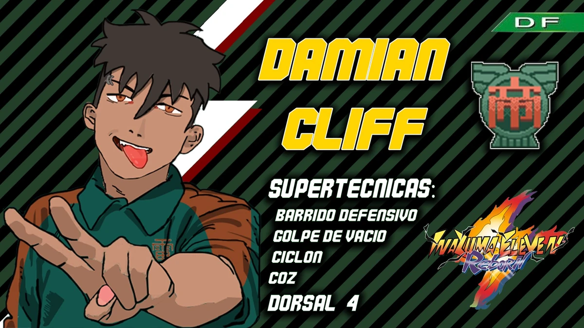 Damian Cliff | Inazuma Eleven Reborn Wiki | Fandom