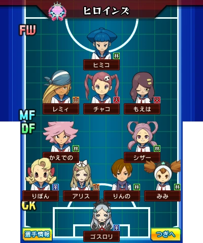 Heroines | Inazuma Eleven Wiki | Fandom