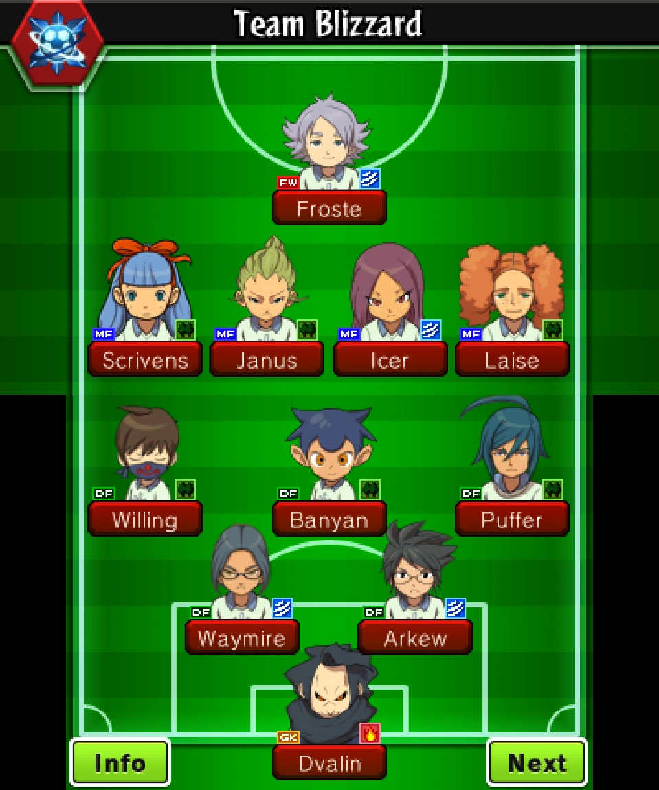 Team Blizzard | Inazuma Eleven Wiki | Fandom