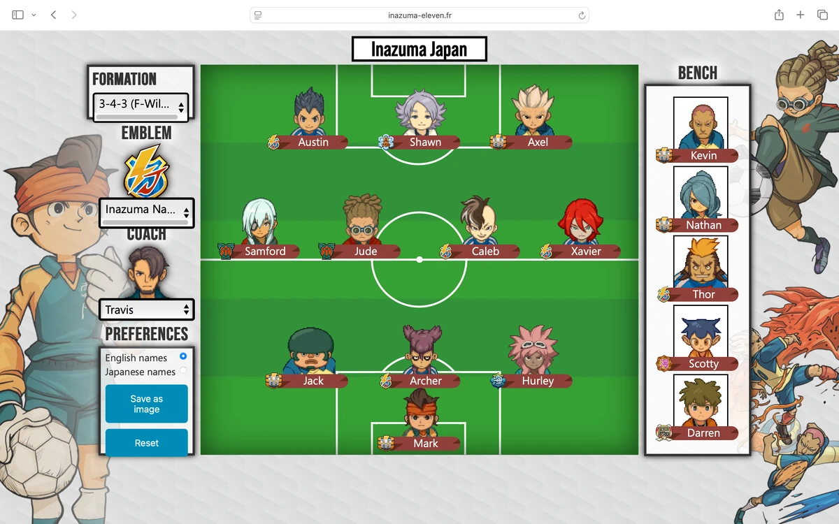 User blog:AmericanEagle16/Inazuma Japan - FFI Finals Formation ...