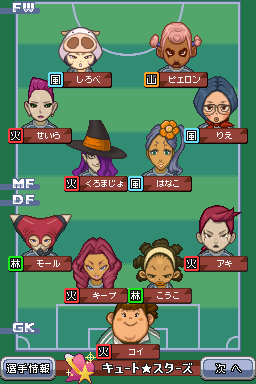 Cute★Stars | Inazuma Eleven Wiki | Fandom