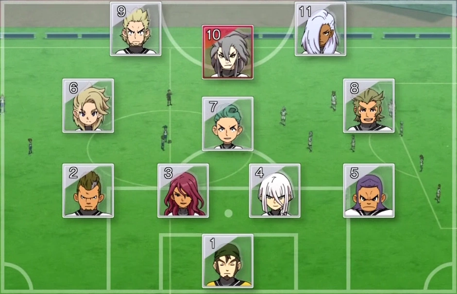 Formation : Oashisu Rūto | Wiki Inazuma Eleven | Fandom