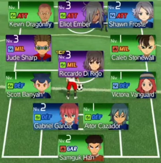 Formation : Triangle (Onze) | Wiki Inazuma Eleven | Fandom