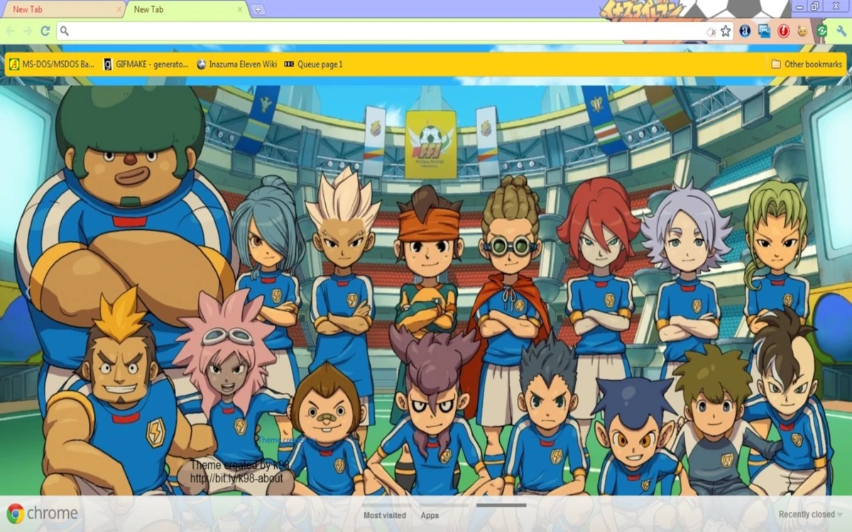 User blog:Potassium19/Inazuma Eleven Theme for Chrome! | Inazuma Eleven ...