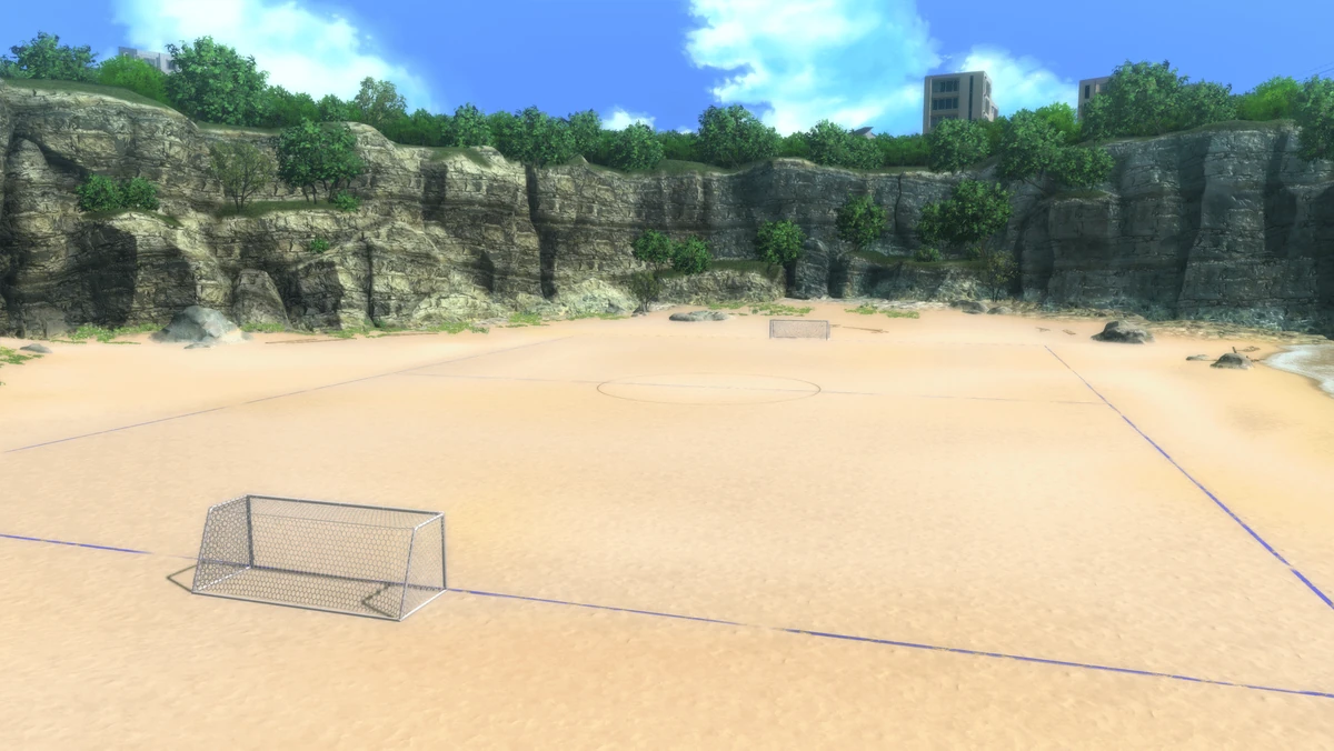 Cove Beach Soccer Court | Inazuma Eleven Wiki | Fandom