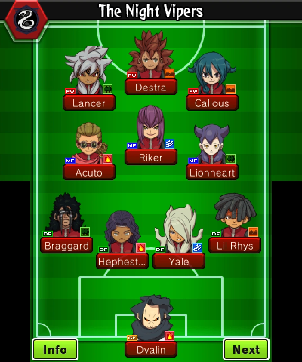 Night Viper | Inazuma Eleven Wiki | Fandom