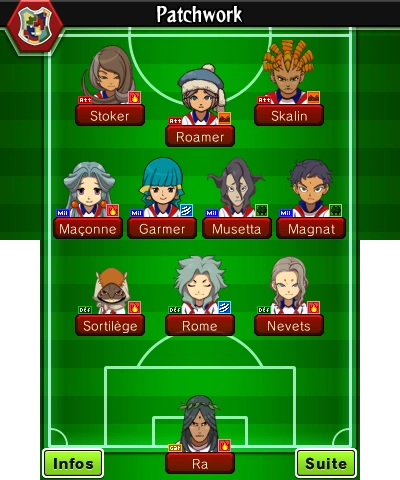 Patchwork | Wiki Inazuma Eleven | Fandom