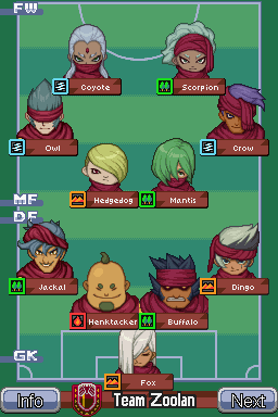 Team Zoolan | Inazuma Eleven Wiki | Fandom