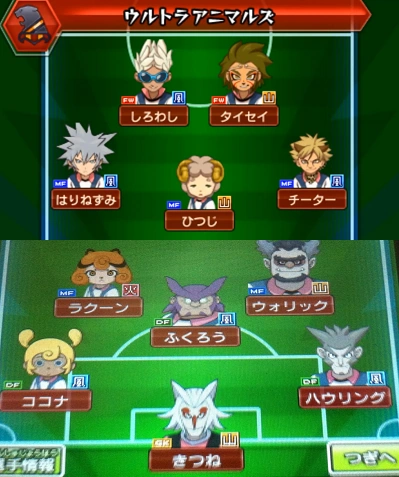 Ultra Animals | Inazuma Eleven Wiki Tiếng Việt | Fandom