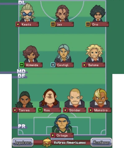 Astros Americanos | Inazuma Eleven Wiki | Fandom
