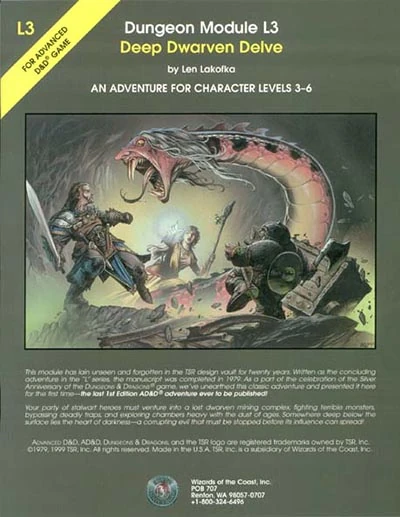 Deep Dwarven Delve | Dungeons and Dragons Wiki | Fandom