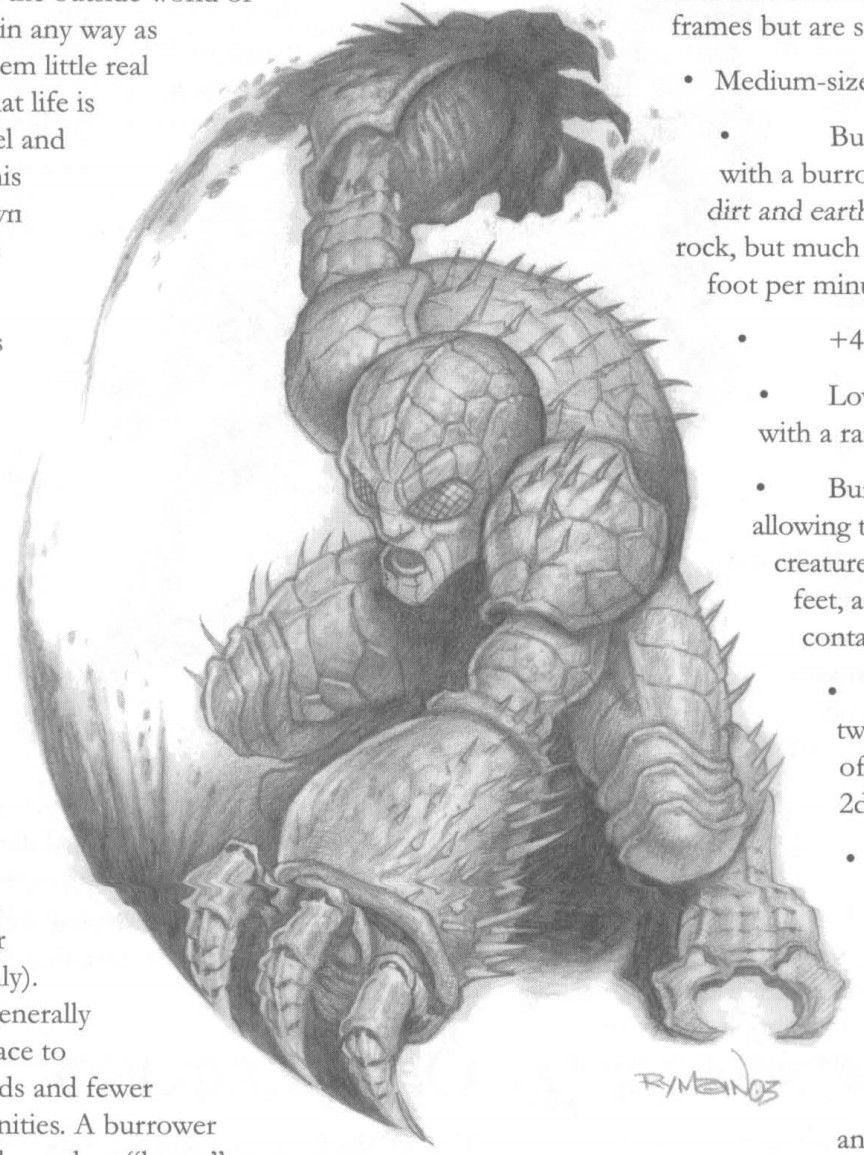Burrower Gnomoumber Hulk Razza Homebrew Dungeons And Dragons