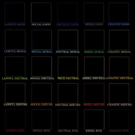 Una Breve Guida agli Allineamenti 5x5 (Regola Homebrew) | Dungeons and ...