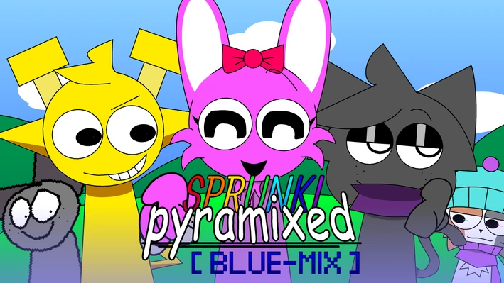 Sprunki Pyramixed: BLUE-MIX | Incredibox Sprunki Pyramixed Fanon Wiki | Fandom