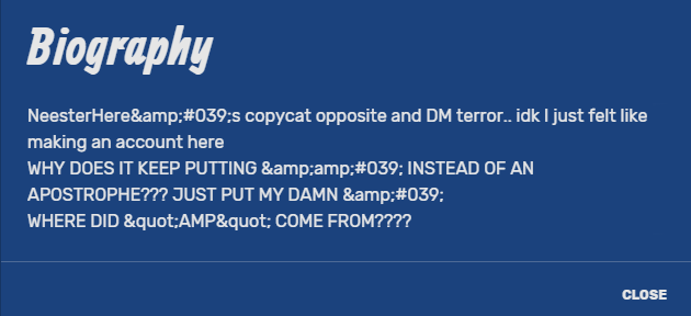 User blog:NeesterGone/Is this site good or is it having a stroke on me ...