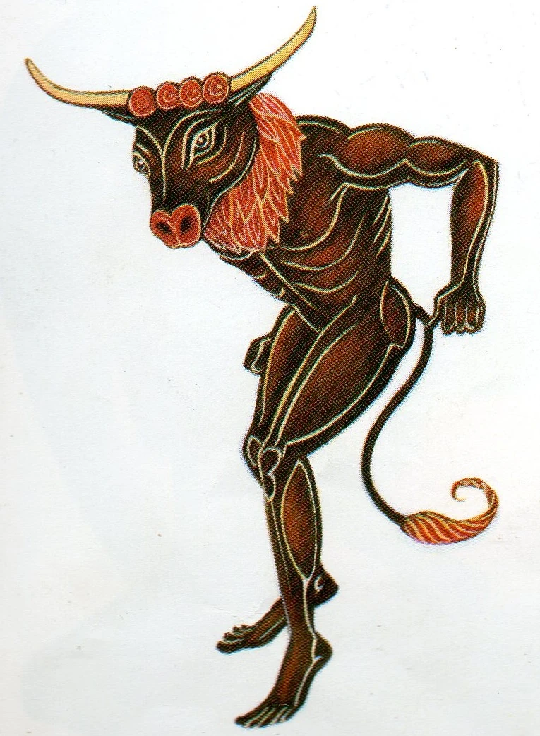 Minotaur Head Drawing