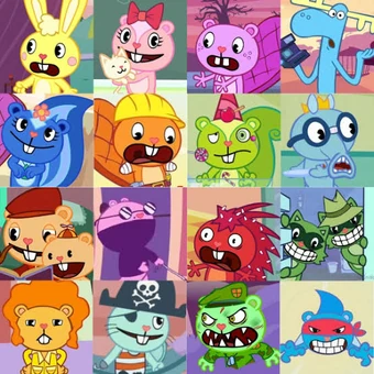 Happy Tree Friends Characters Cartoon Characters: Happy Tree Friends