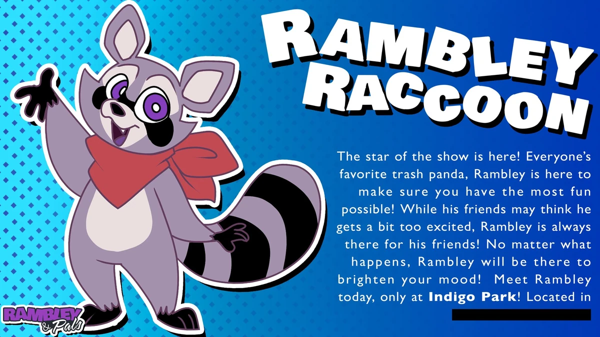 Rambley the Raccoon/Gallery | Indigo Park Wiki | Fandom