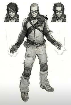 Cole Infamous Drawing