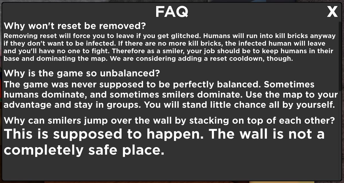 Faq Infectious Smile Wiki Fandom