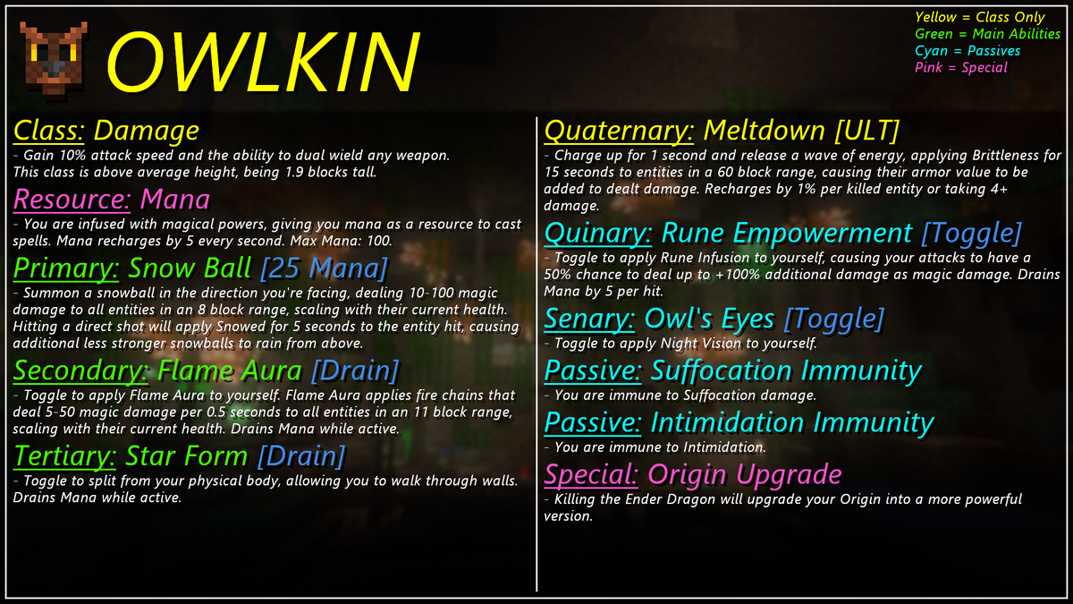 Owlkin Infernal Origins Wiki Fandom