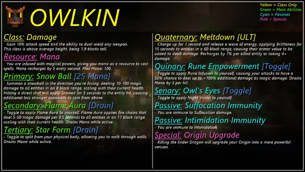 Owlkin | Infernal Origins Wiki | Fandom