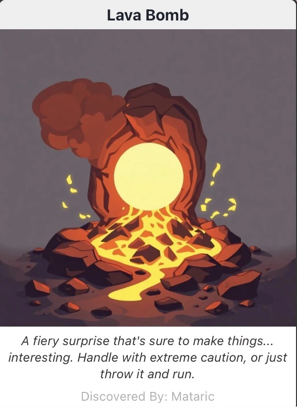 Lava Bomb | Infinite Card Wiki | Fandom