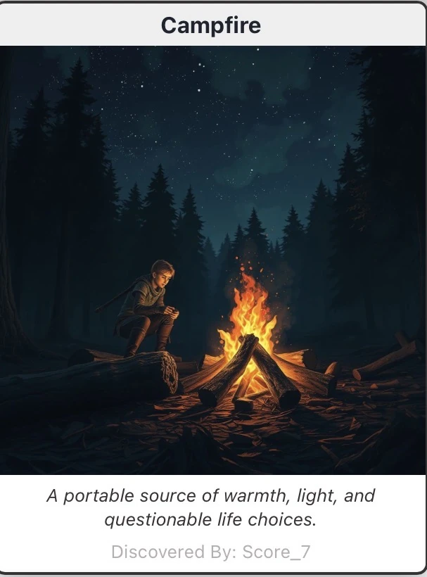 Campfire | Infinite Card Wiki | Fandom