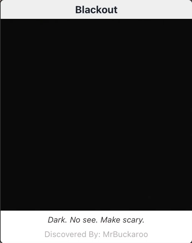 Blackout | Infinite Card Wiki | Fandom
