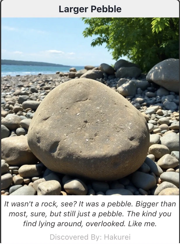 Larger Pebble | Infinite Card Wiki | Fandom