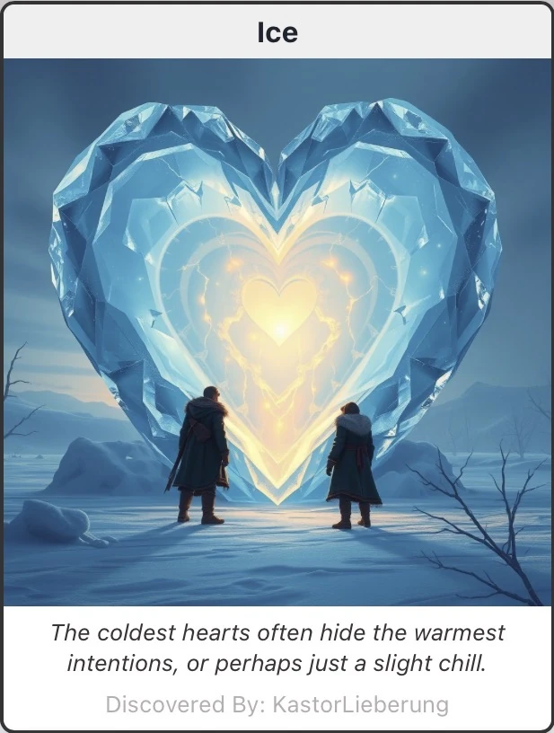 Ice | Infinite Card Wiki | Fandom