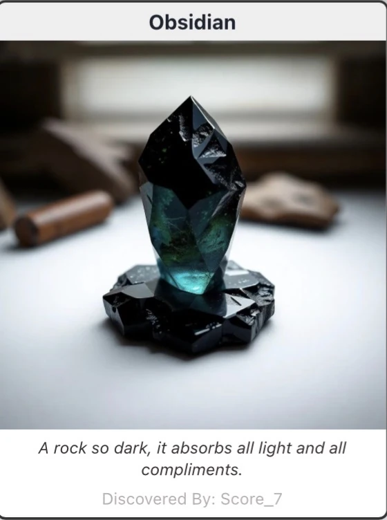 Obsidian | Infinite Card Wiki | Fandom