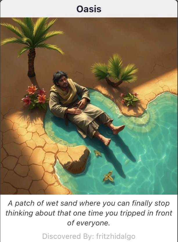 Oasis | Infinite Card Wiki | Fandom