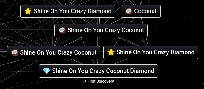 Shine On You Crazy Coconut Diamond | Infinite Craft (Neal.fun) Wiki ...