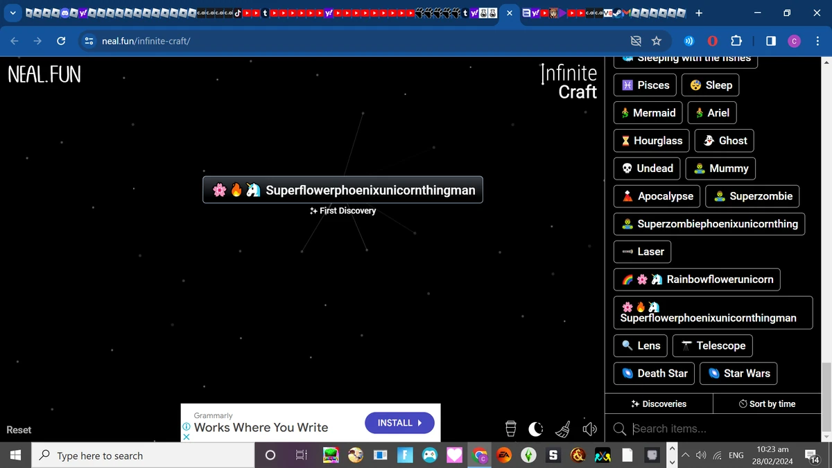 Superzombieunicornthingman | Infinite Craft (Neal.fun) Wiki | Fandom