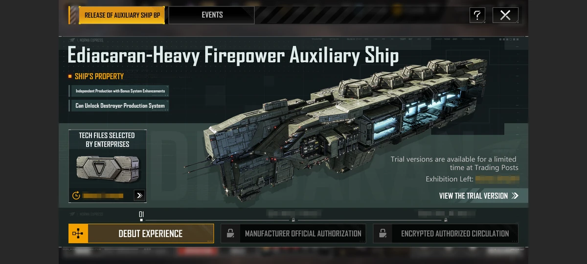 Ediacaran - Heavy Firepower Auxiliary Ship | Infinite Lagrange Wiki ...