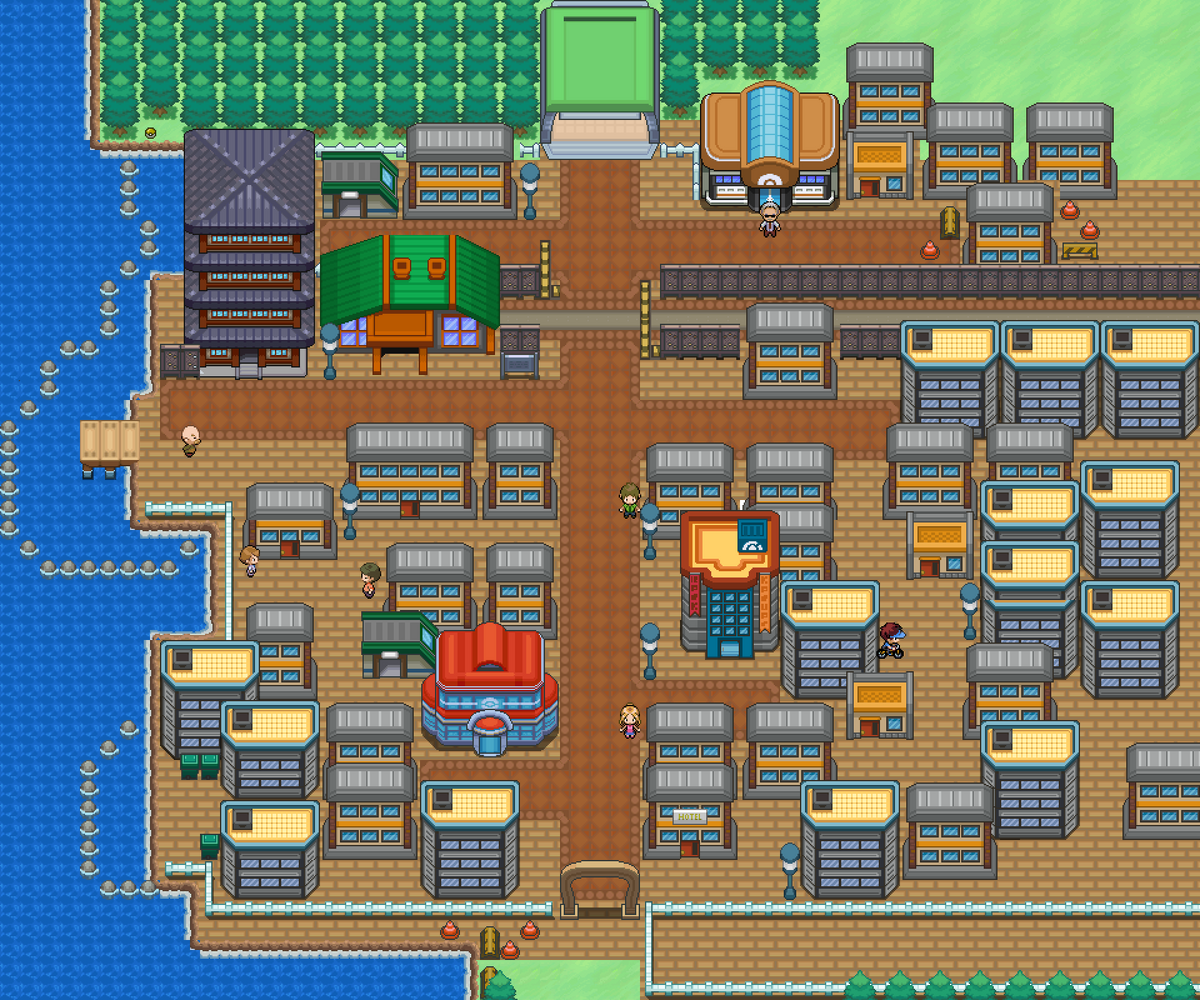Goldenrod City Pokémon Infinite Fusion Wiki Fandom