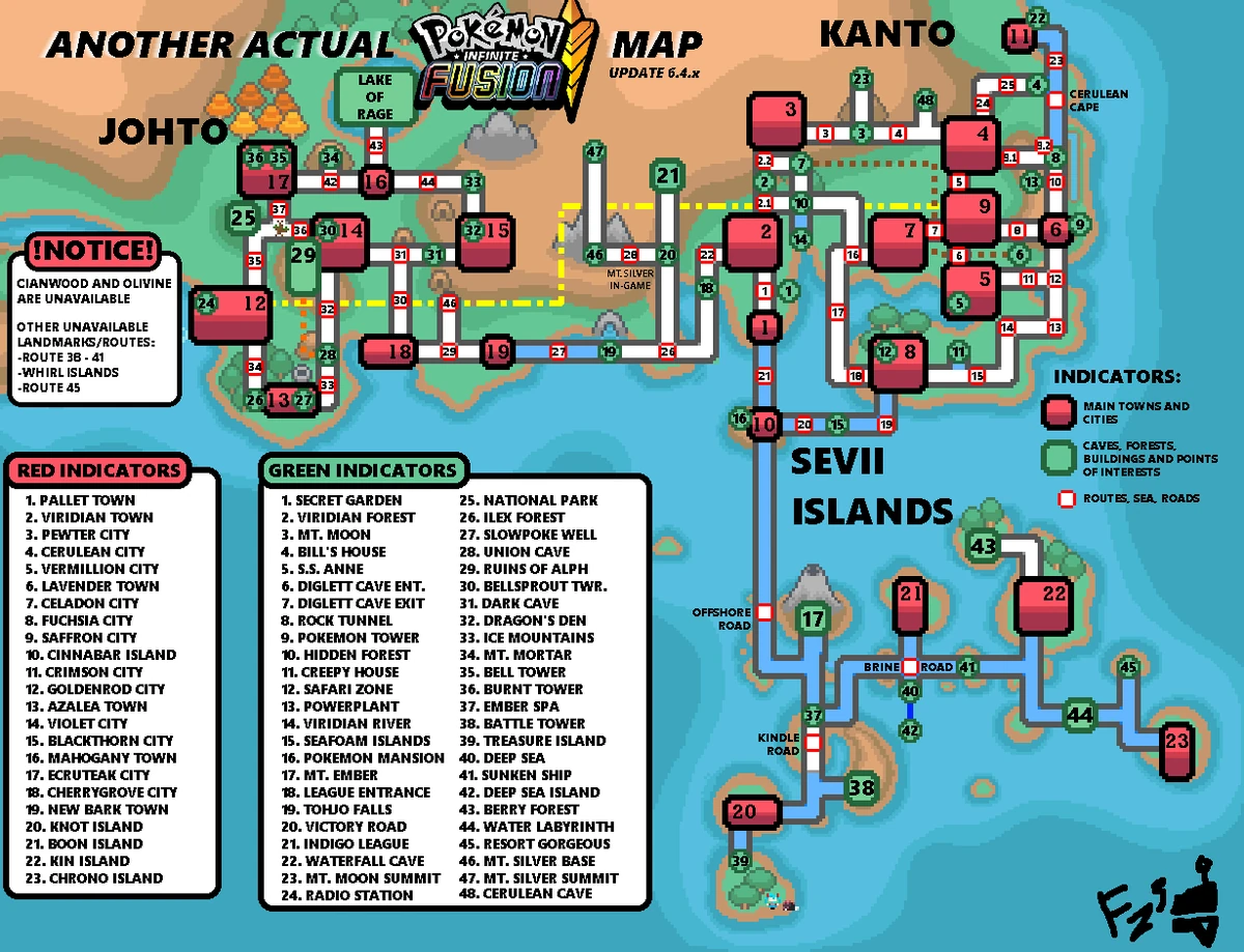 Maps | Pokémon Infinite Fusion Wiki | Fandom
