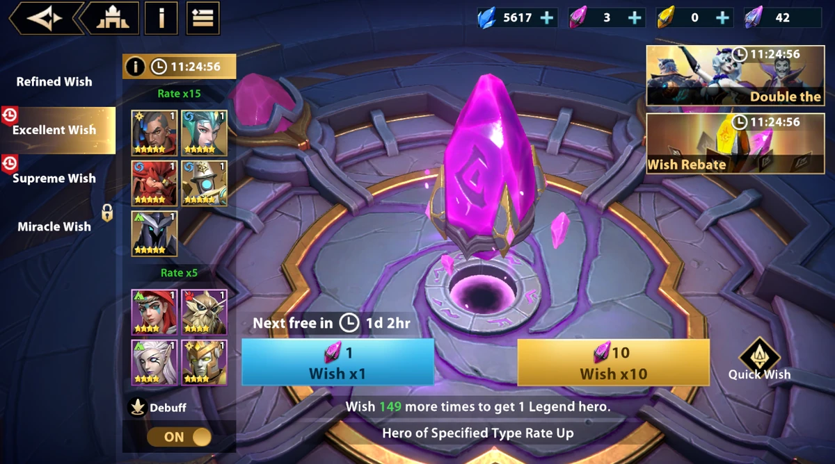 Hero Rate Up | Infinite Magicraid Official Wiki | Fandom