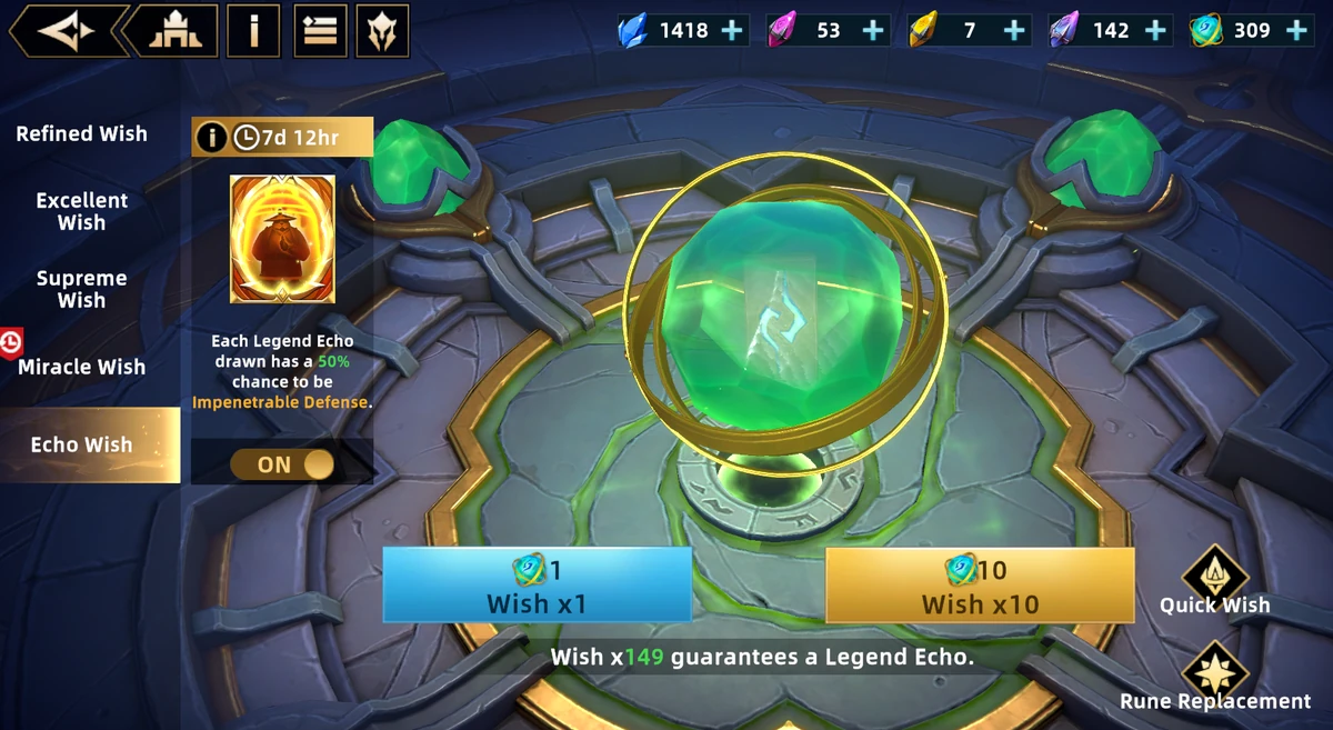 Echo Wish | Infinite Magicraid Official Wiki | Fandom