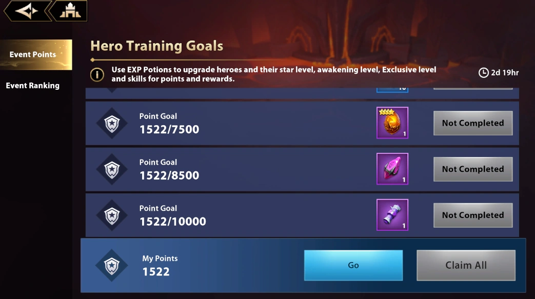 Hero Training Goals | Infinite Magicraid Official Wiki | Fandom