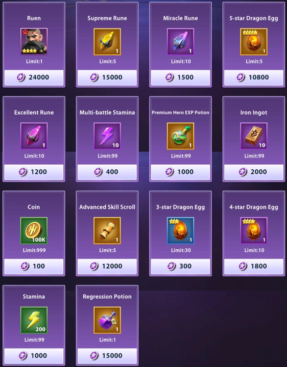 Event Store | Infinite Magicraid Official Wiki | Fandom