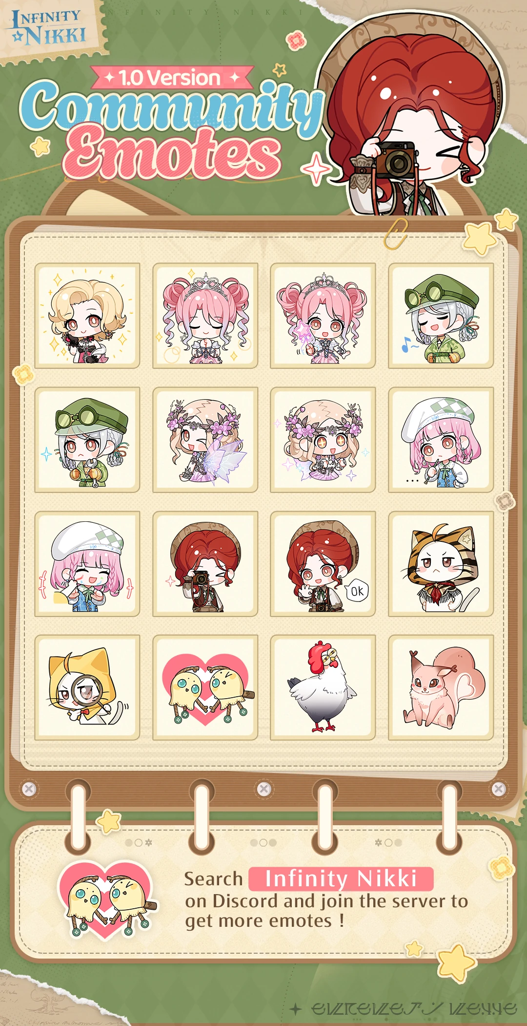 Community Emotes: Exploration Season | Infinity Nikki Wiki | Fandom