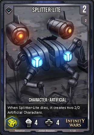 Splitter-Lite | Infinity Wars Wiki | Fandom
