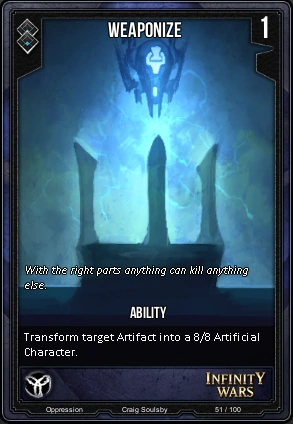 Weaponize | Infinity Wars Wiki | Fandom