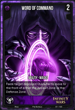 Word of Command | Infinity Wars Wiki | Fandom