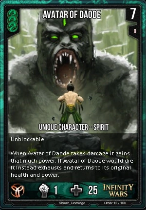 Avatar Of Daode | Infinity Wars Wiki | Fandom