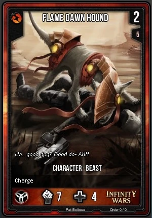 Flame Dawn Hound | Infinity Wars Wiki | Fandom