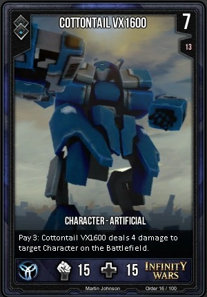 Cottontail VX1600 | Infinity Wars Wiki | Fandom